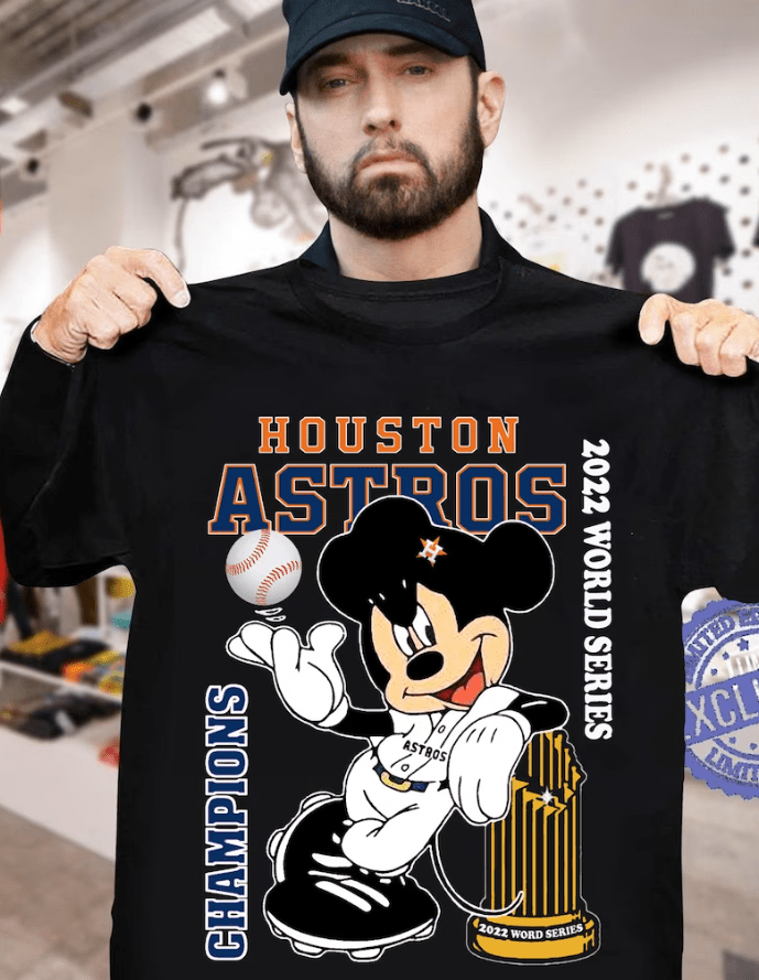 Mickey Mouse Houston Astros 2022 World Series