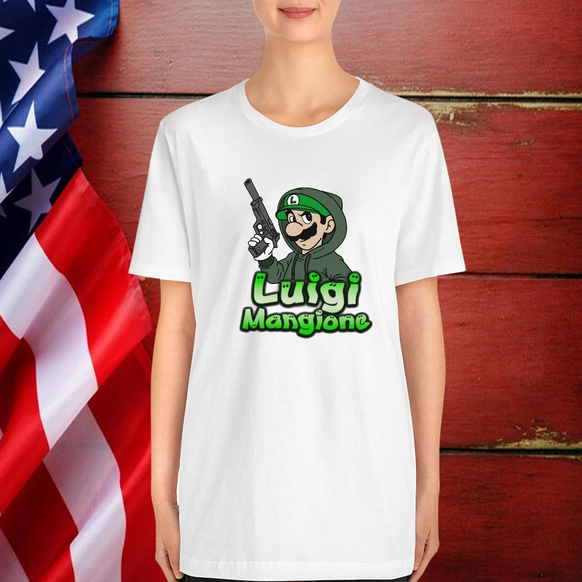 Luigi Mangione Super Mario Bros T-Shirt