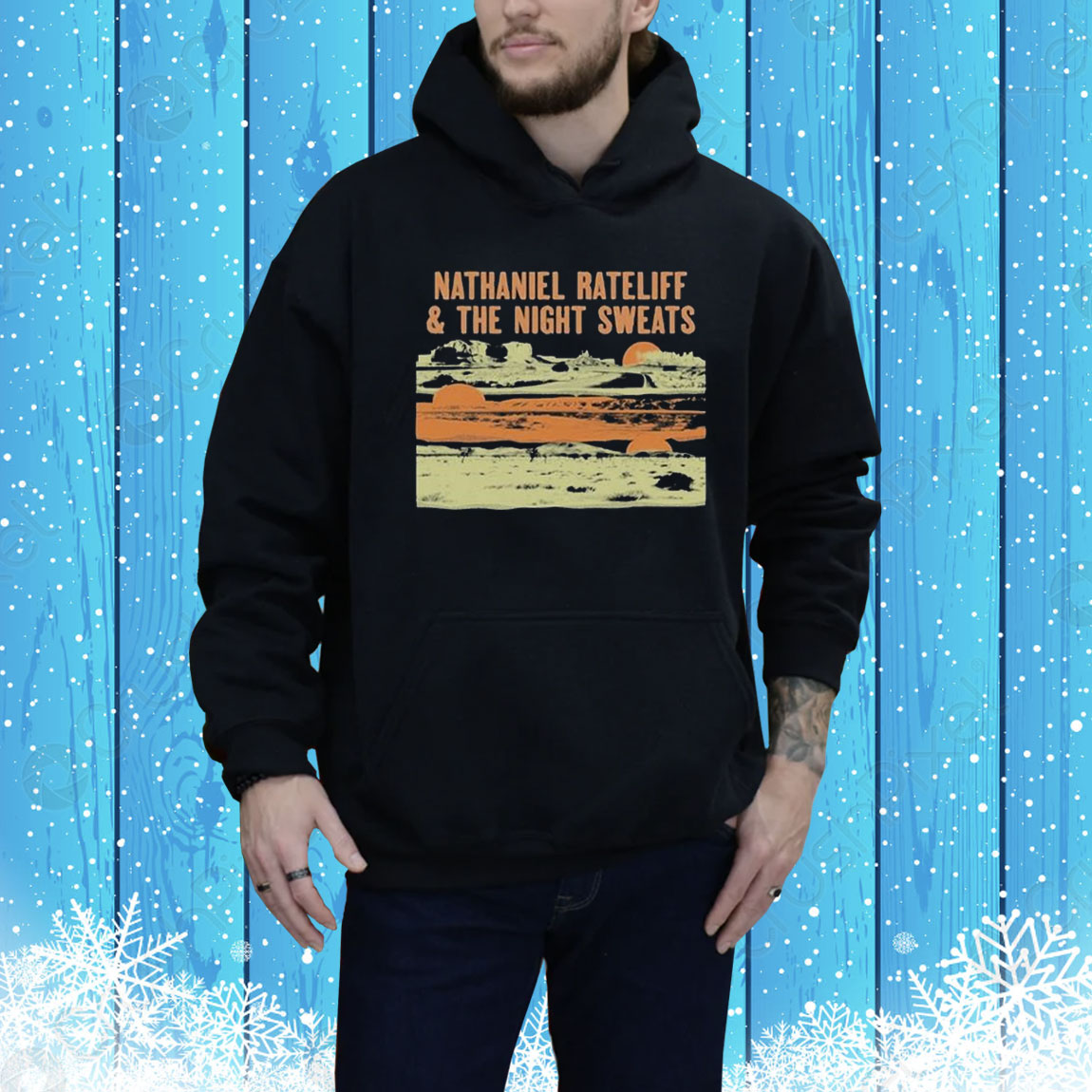 Nathaniel Rateliff & The Night Sweats South Of Here Tour 2025 Tee Shirt