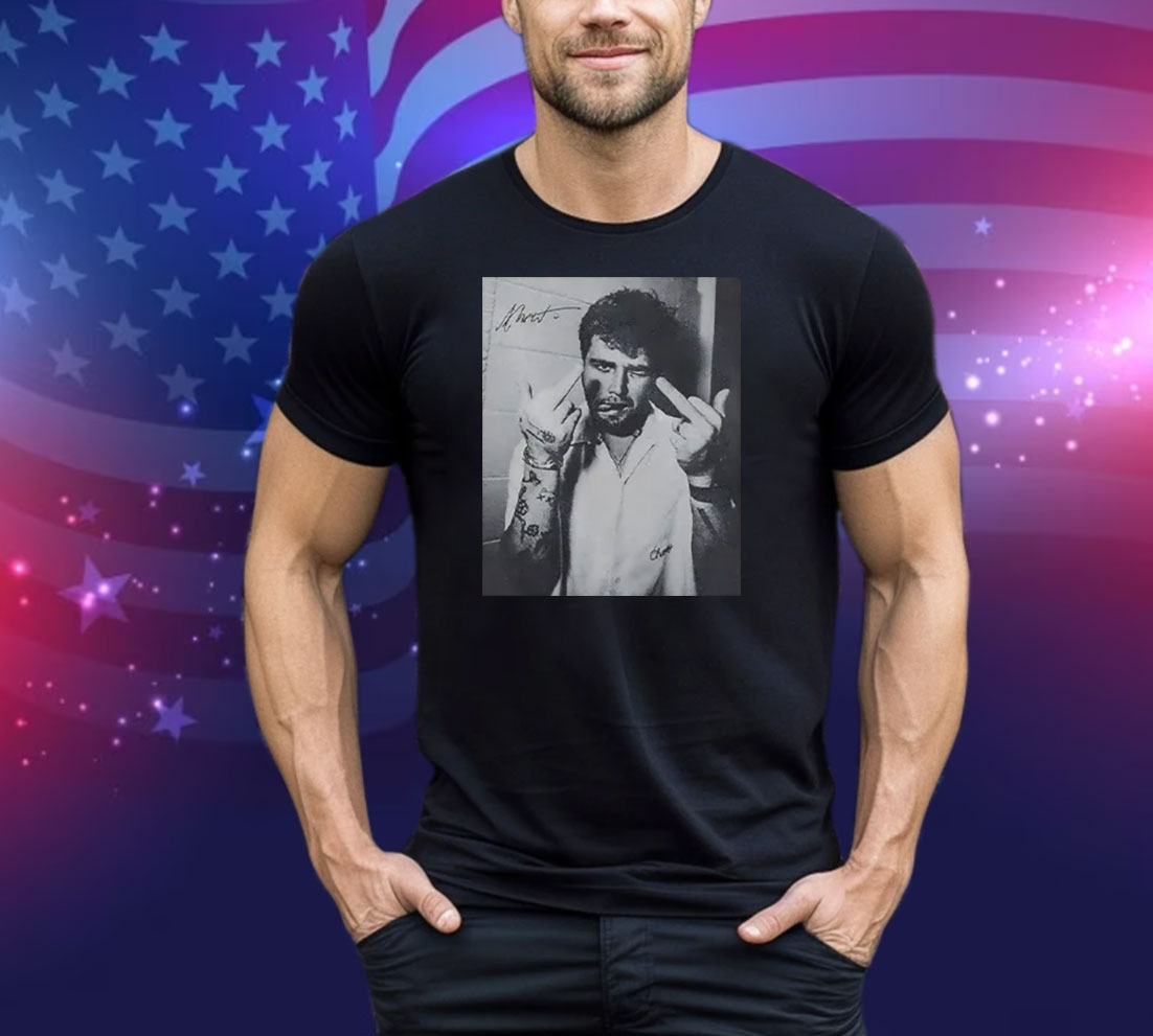 Alex Warren Face Middle Finger Tour 2025 Tee Shirt