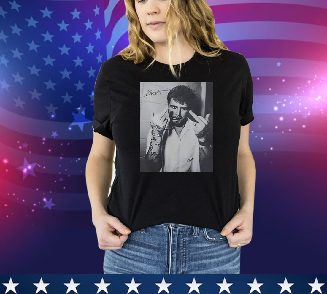 Alex Warren Face Middle Finger Tour 2025 Tee Shirt