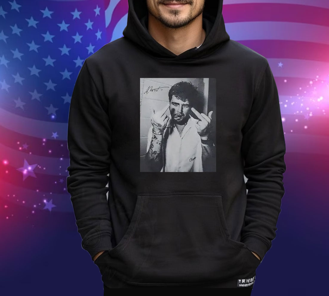 Alex Warren Face Middle Finger Tour 2025 Tee Shirt