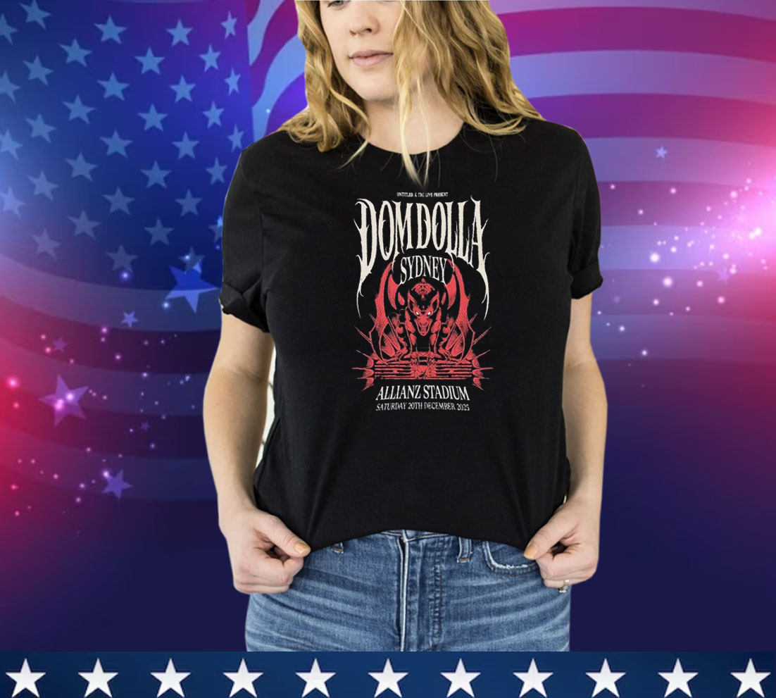 Dom Dolla Allianz Stadium Moore Park, NSW Dec 20 2025 Tour Tee Shirt