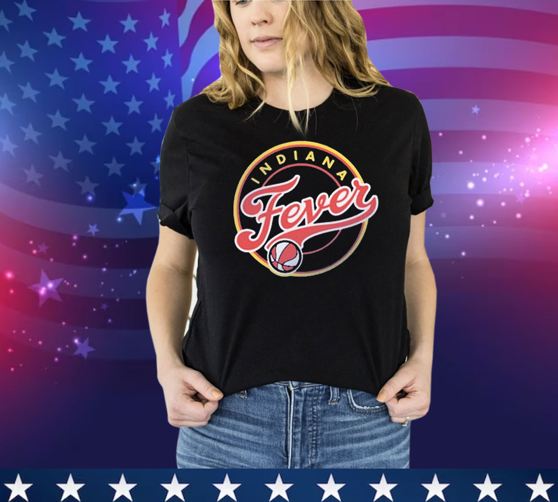 Indiana Fever Respect Her Game Logo Tee Shirt